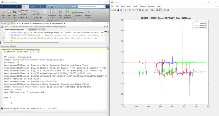 Verisense Matlab Examples - Shimmer Wearable Sensor Technology